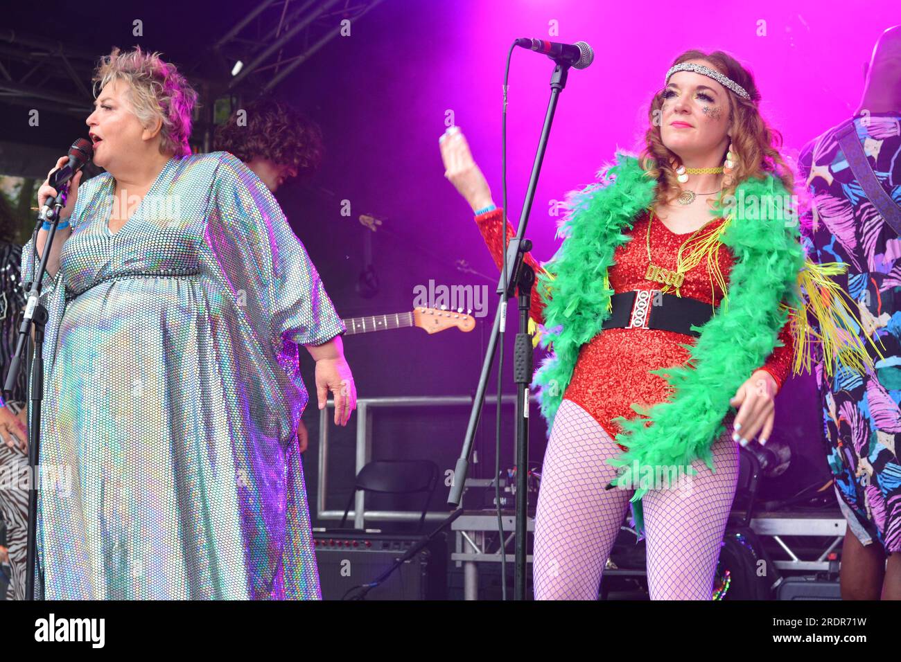 Doreen Doreen in performance at the Bristol Harbor Festival, Queen ...
