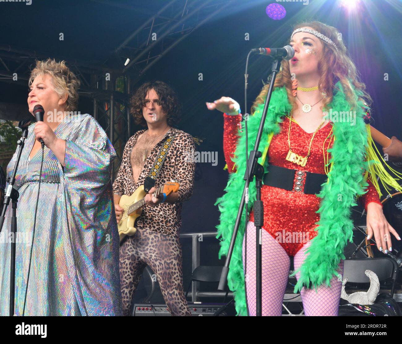 Doreen Doreen in performance at the Bristol Harbor Festival, Queen Square, Bristol, England. 16 ...
