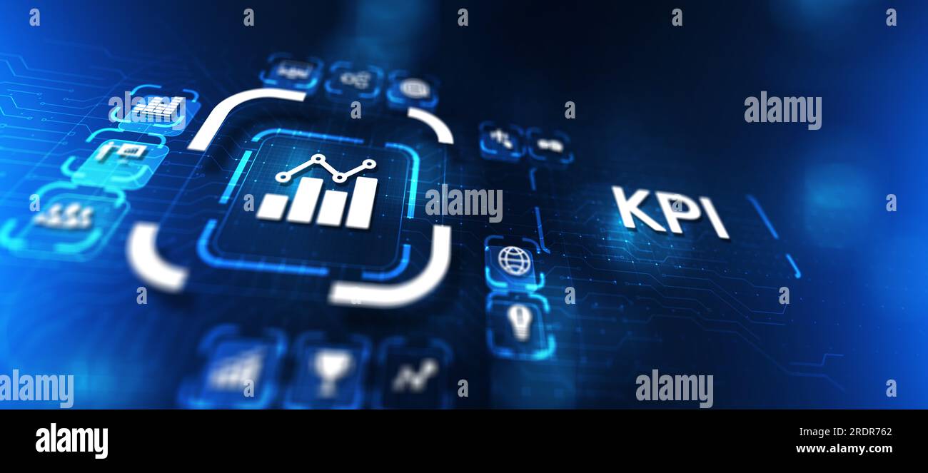 KPI - Key performance indicator. Business and industrial analysis ...
