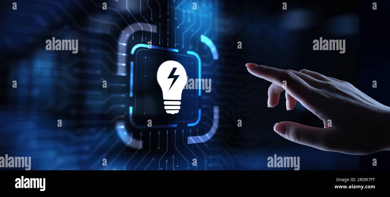 Innovation business and technology concept on virtual screen. Innovate ...