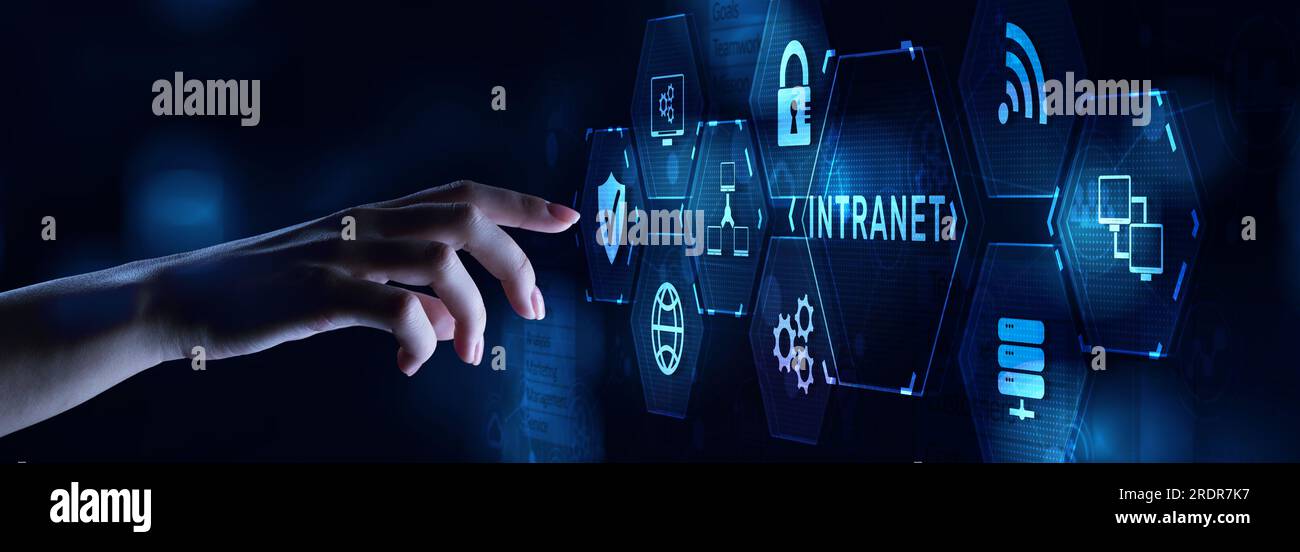 Intranet Corporate communication network Business technology networking ...