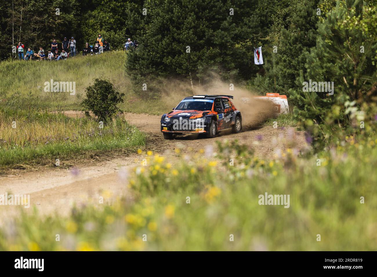 38 Kaspar KASARI (EST), Rainis RAIDMA (EST), SKODA FABIA, RC2, Rally2 ...