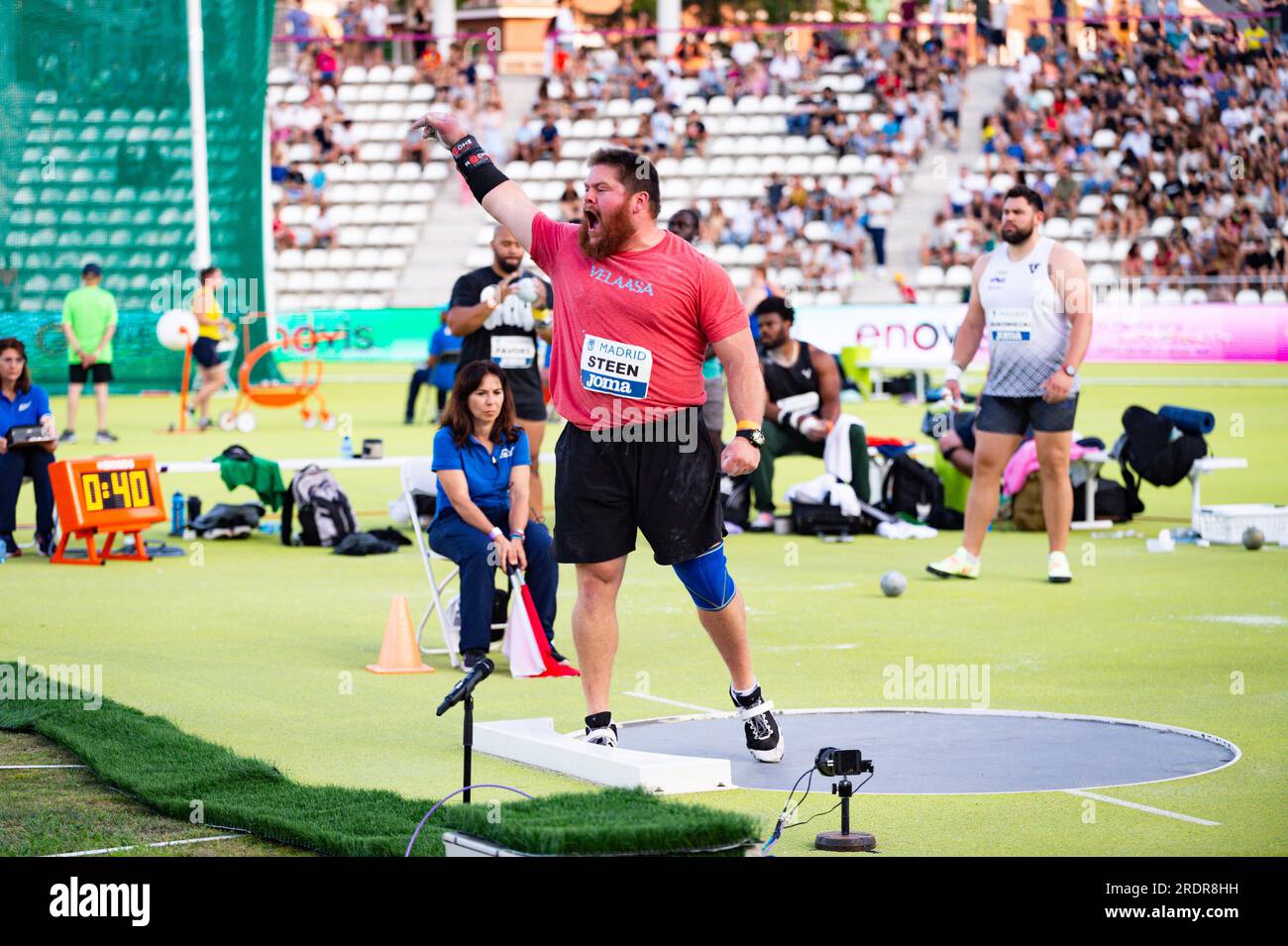 Madrid, Madrid, Spain. 22nd July, 2023. Roger STEEN compete during the ...