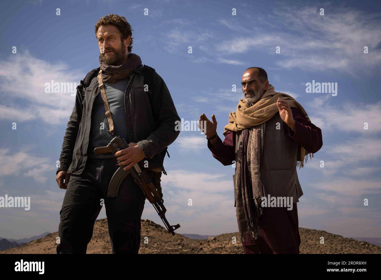 Kandahar Gerard Butler & Navid Negahban Stock Photo - Alamy