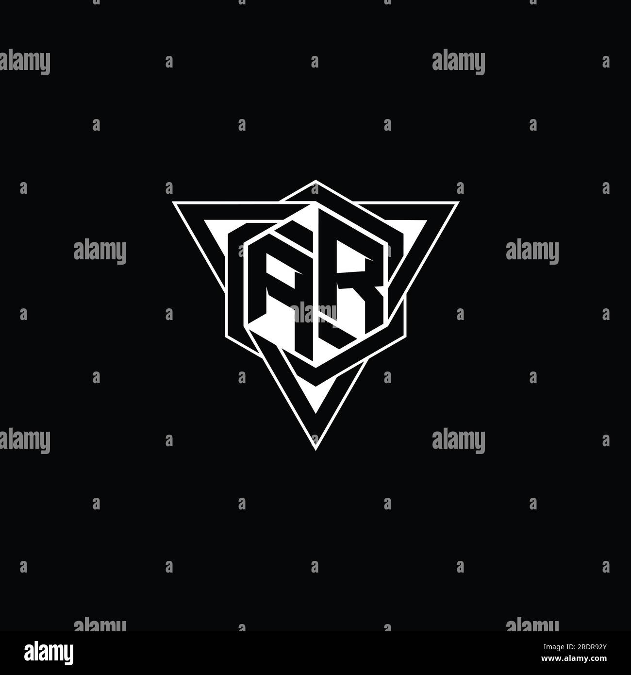 Ar modern logo hi-res stock photography and images - Alamy