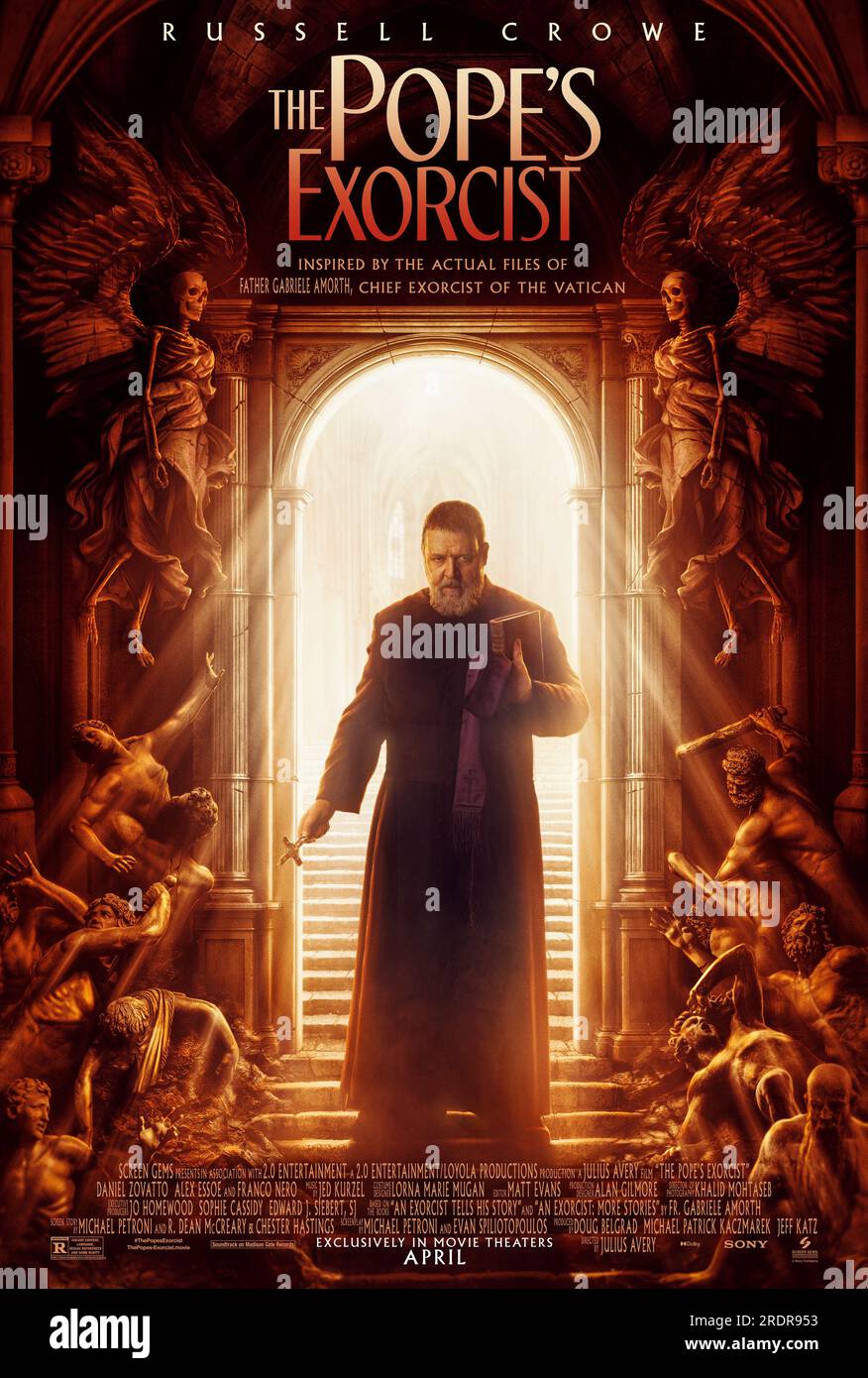 The Pope's Exorcist poster Russell Crowe Stock Photo - Alamy