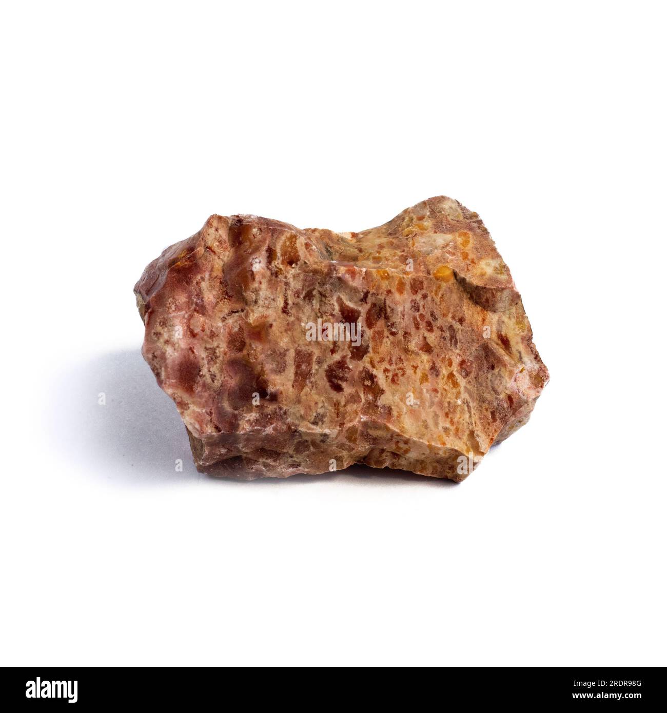 Pelitic Schist Rock isolated on white Background close up Stock Photo ...