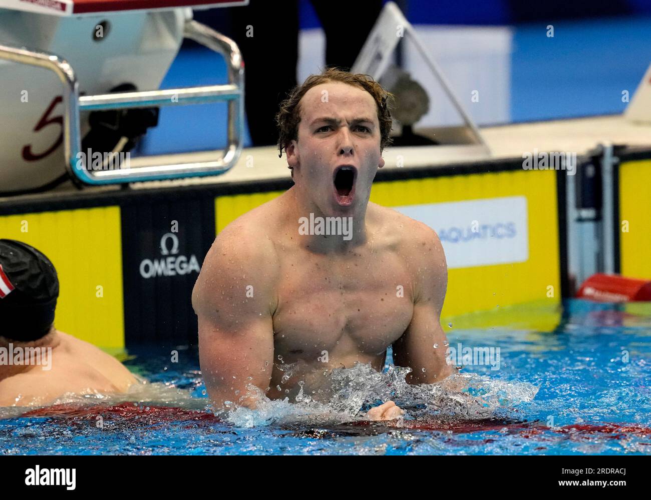 Samuel Jack Short of Australia celebrates after the finals of Men 400m ...