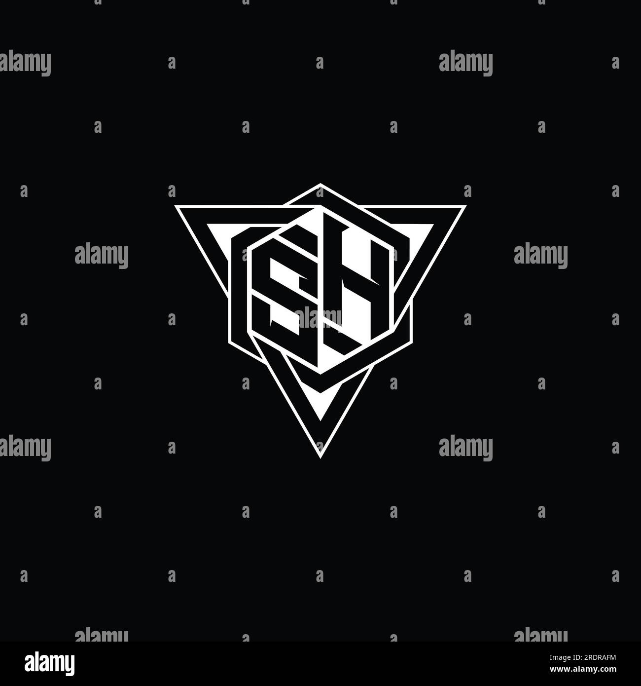 Sh gaming logo hi-res stock photography and images - Alamy