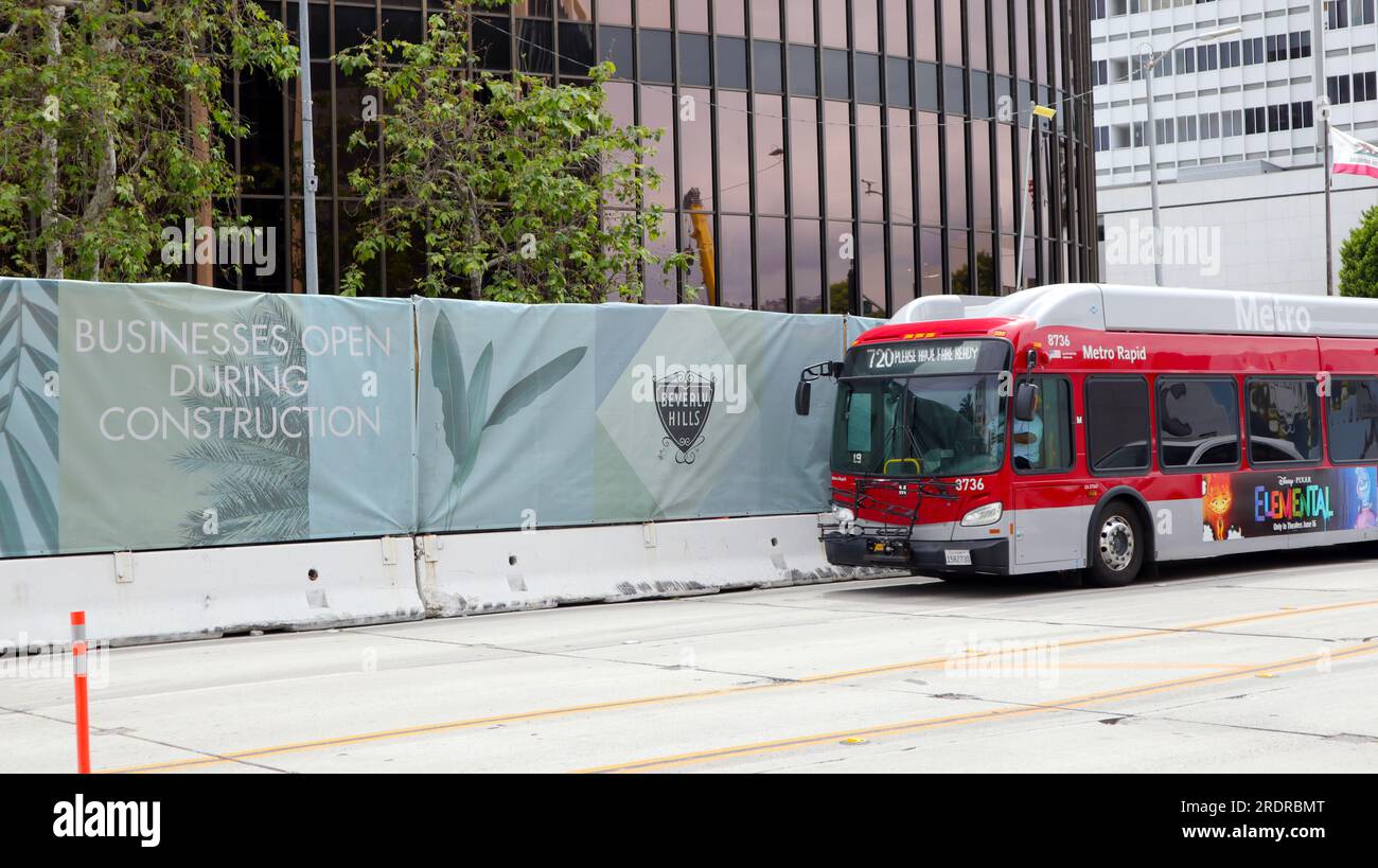 Beverly Hills, California: Wilshire/La Cienega Metro Station, D Line ...