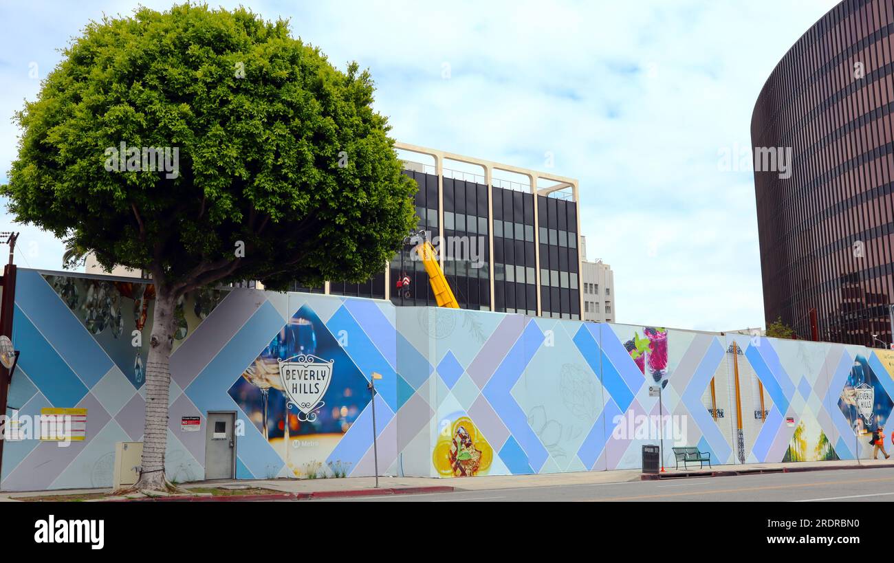 Beverly Hills, California: Wilshire/La Cienega Metro Station, D Line ...