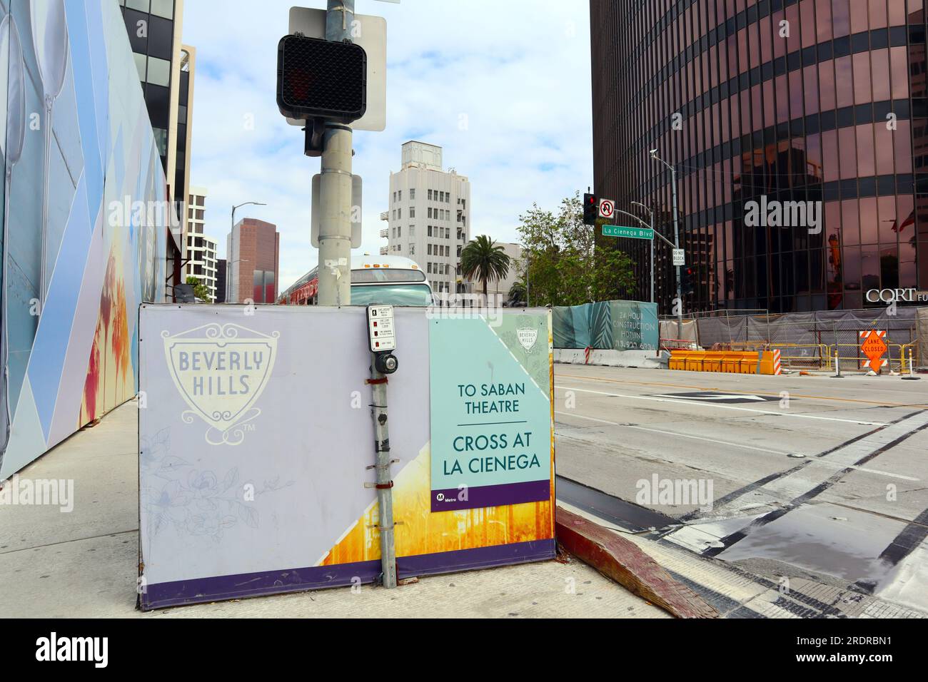 Beverly Hills, California: Wilshire/La Cienega Metro Station, D Line ...