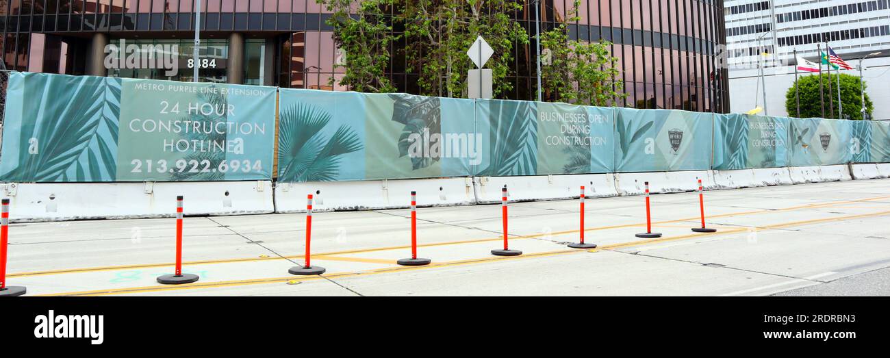 Beverly Hills, California: Wilshire/La Cienega Metro Station, D Line ...