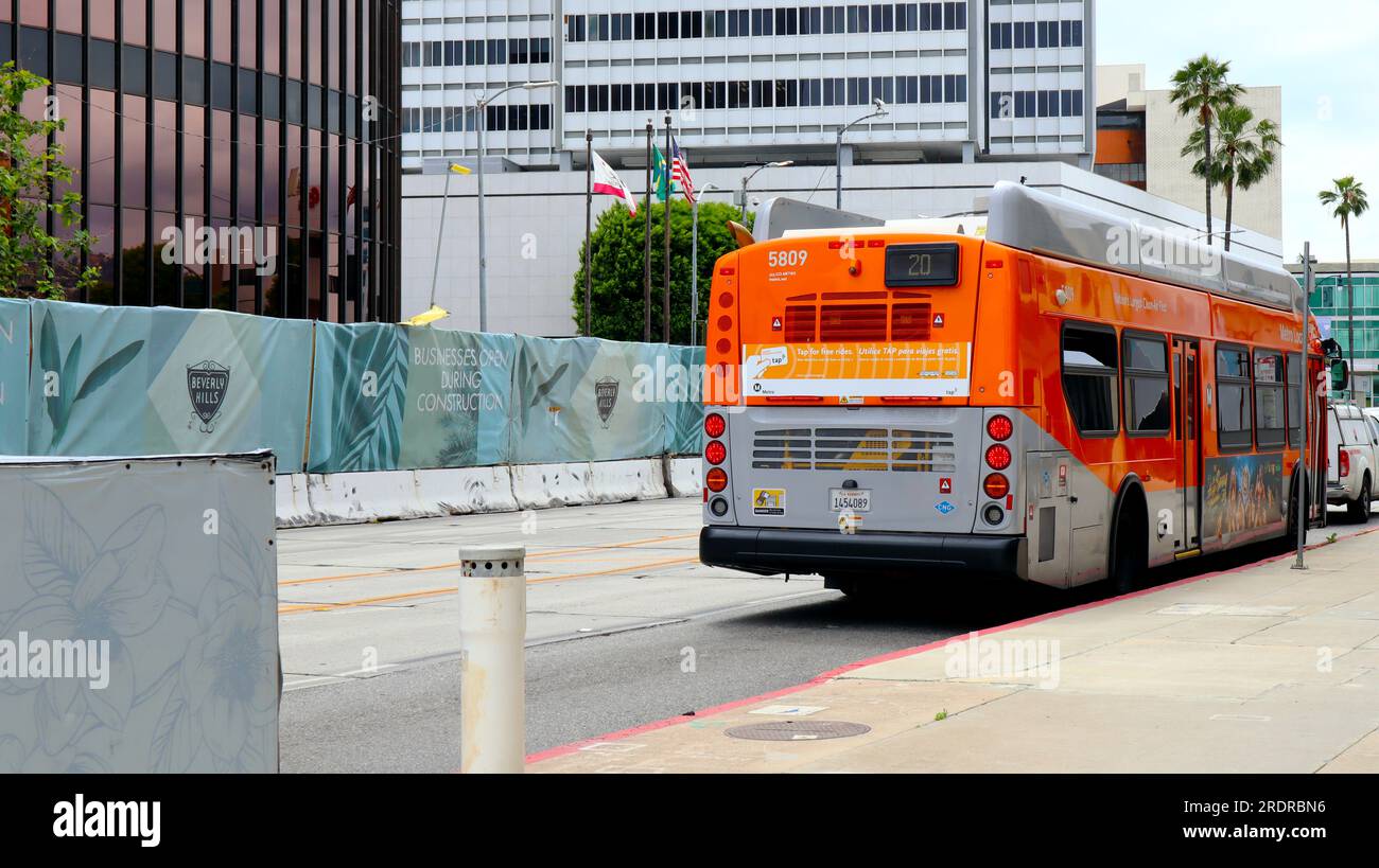 Beverly Hills, California: Wilshire/La Cienega Metro Station, D Line ...