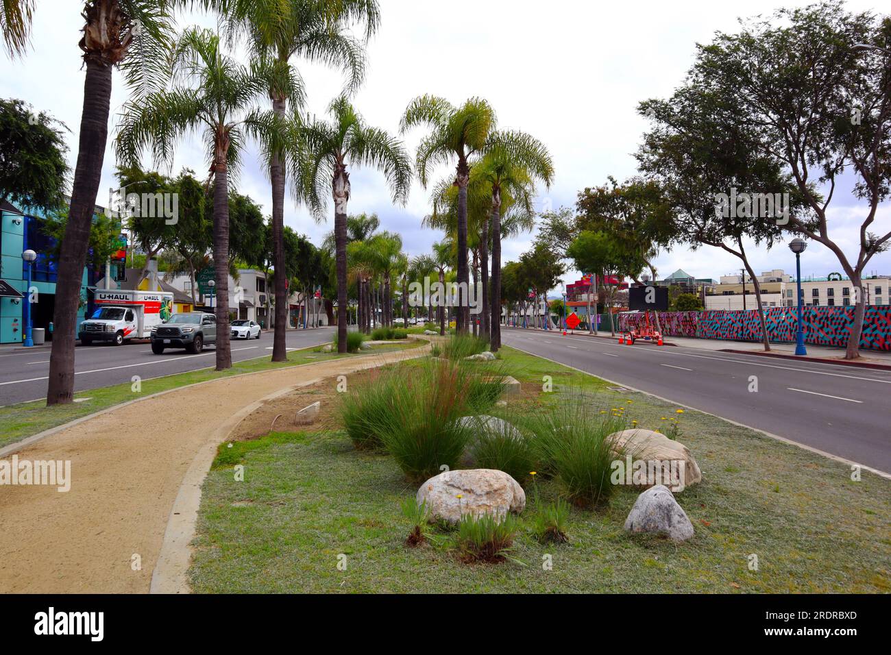 West Hollywood, California: Poetry Walk, a temporary public art ...