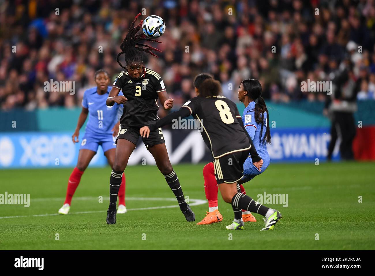 Sydney, Australia, 23 July, 2023. Vyan Sampson of Jamaica hb during the ...