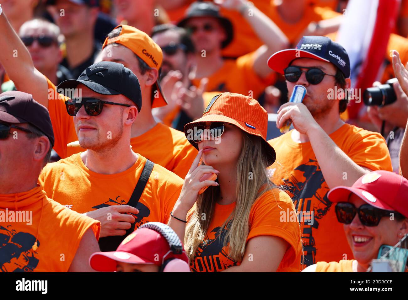 Red bull racing fans in grandstand hi-res stock photography and images ...