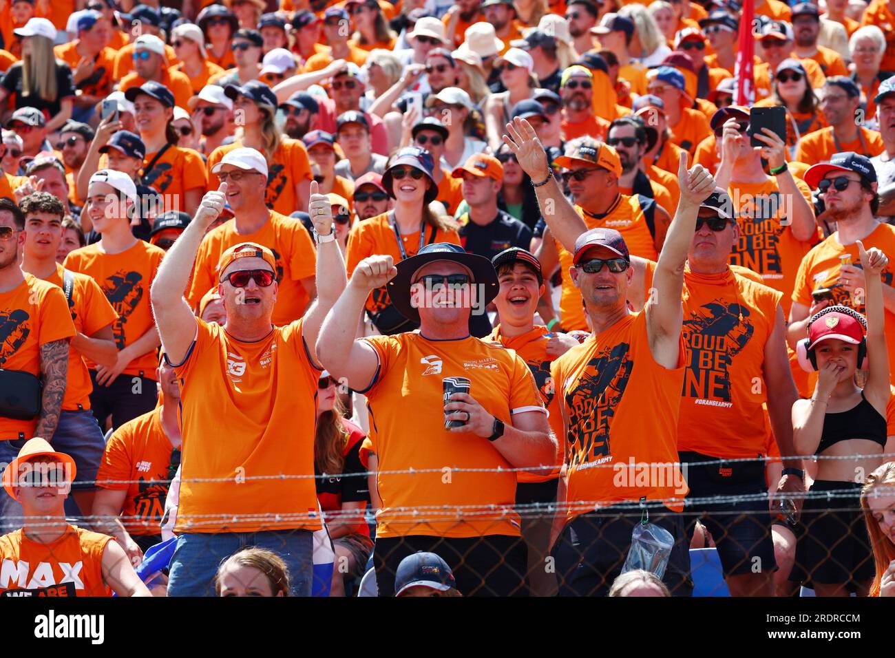 Red bull racing fans in grandstand hi-res stock photography and images ...