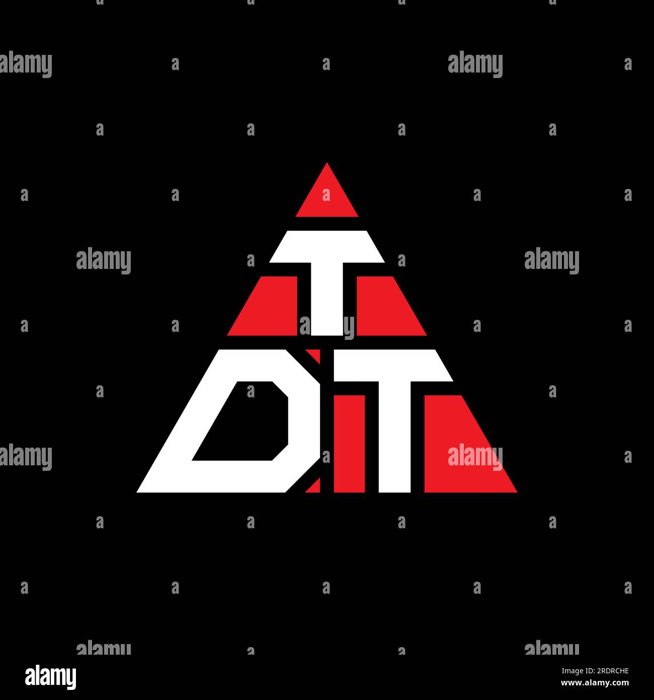 Tdt logo design hi-res stock photography and images - Alamy