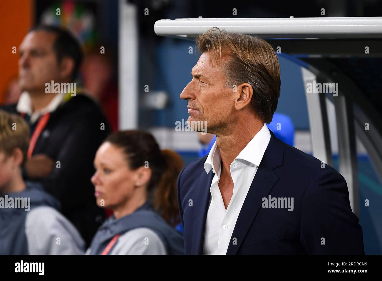 SYDNEY, AUSTRALIA - JULY 23: French coach, Hervé Renard looks on during ...