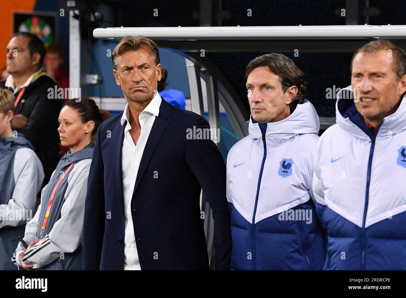 SYDNEY, AUSTRALIA - JULY 23: French coach, Hervé Renard looks on during ...