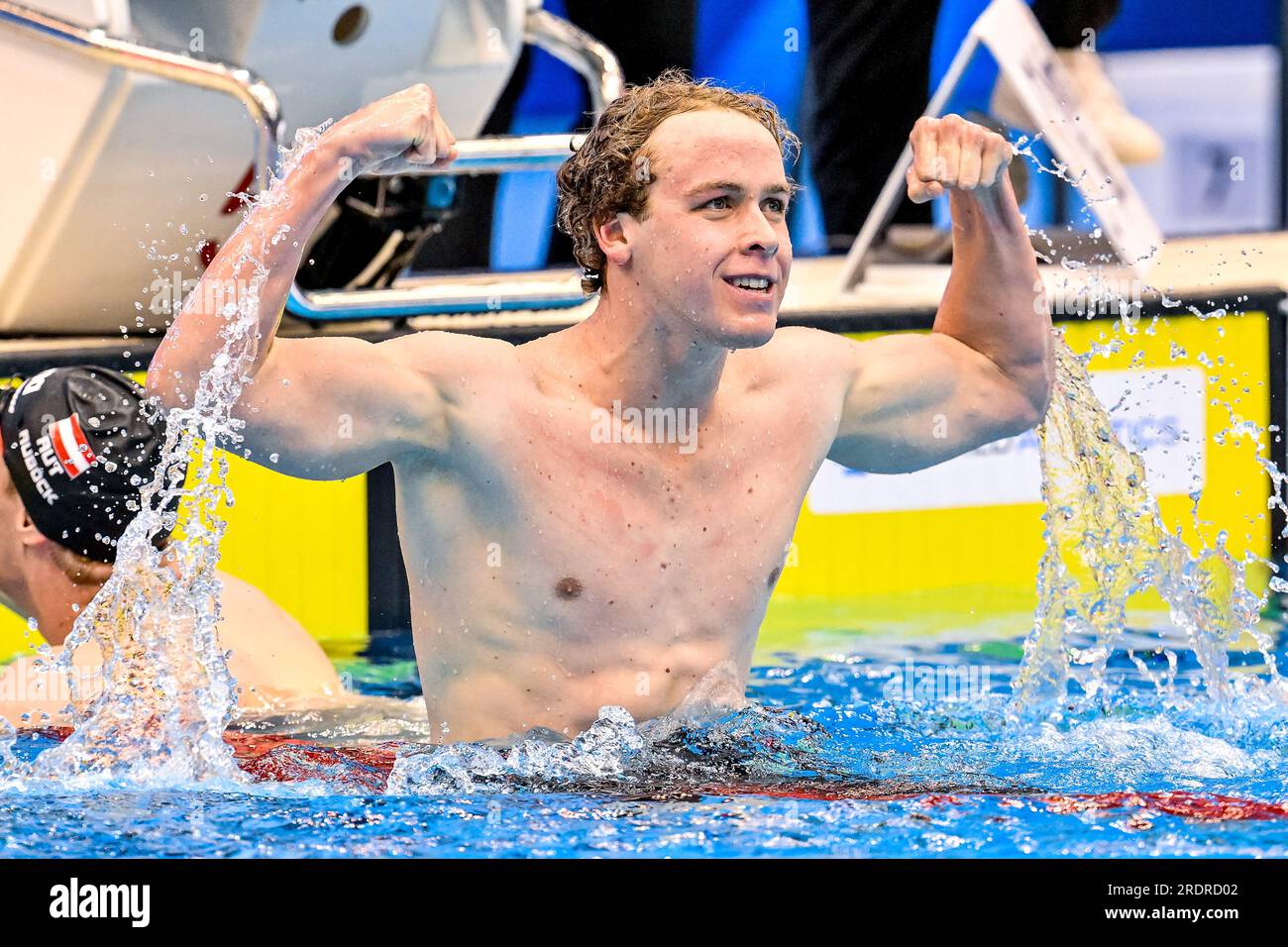 Fukuoka, Japan. 23rd July, 2023. Samuel Short of Australia celebrates ...