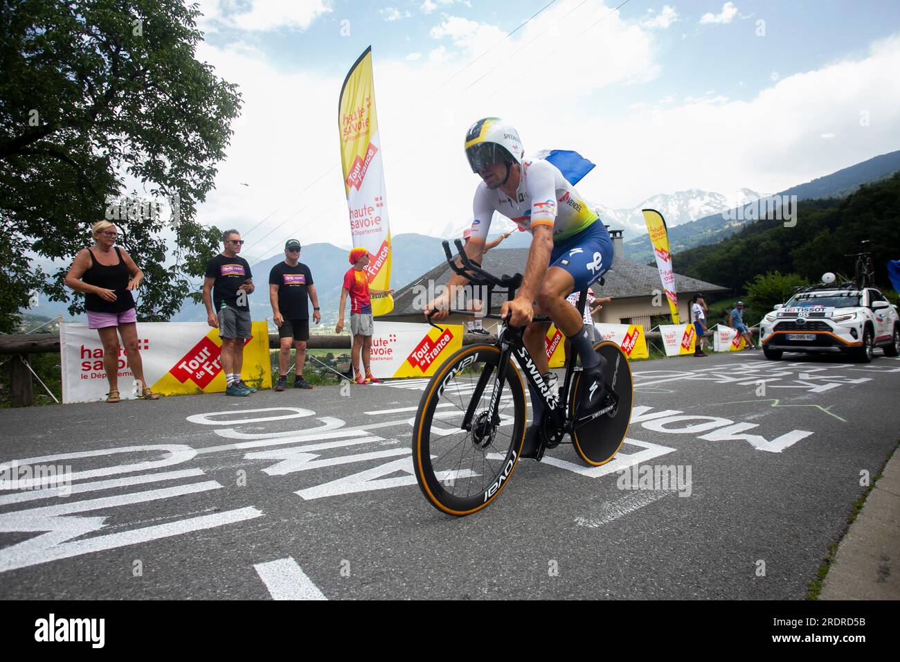 Domancy, France 18th July 2023: DANIEL OSS (TOTALENERGIES FRA) in the ...