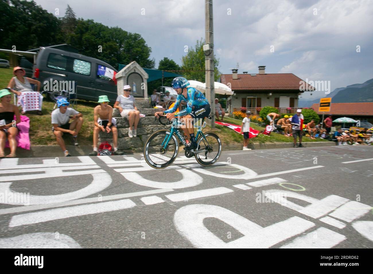 Domancy, France 18th July 2023: GIANNI MOSCON (ASTANA QAZAQSTAN TEAMKAZ ...