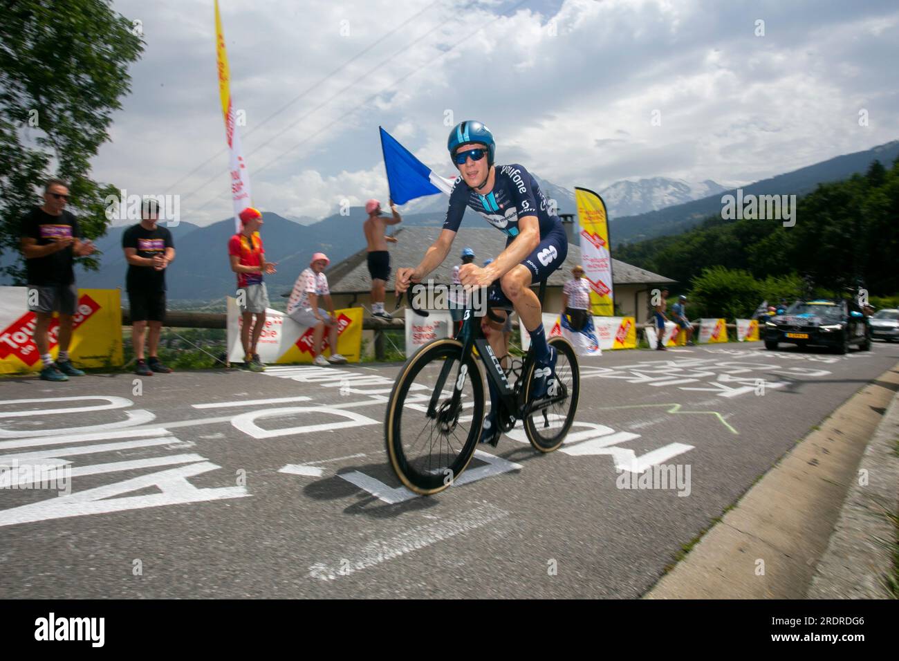 Domancy, France 18th July 2023: NILS EEKHOFF (TEAM DSM - FIRMENICH NED ... Domancy, France 18th July 2023: NILS EEKHOFF (TEAM DSM - FIRMENICH NED ...