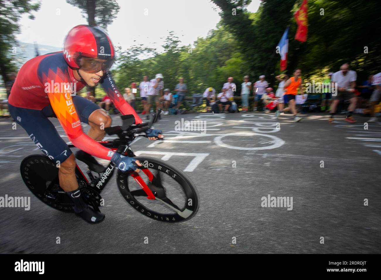 Domancy, France 18th July 2023: OMAR FRAILE MATARRANZ (INEOS GRENADIERS ...