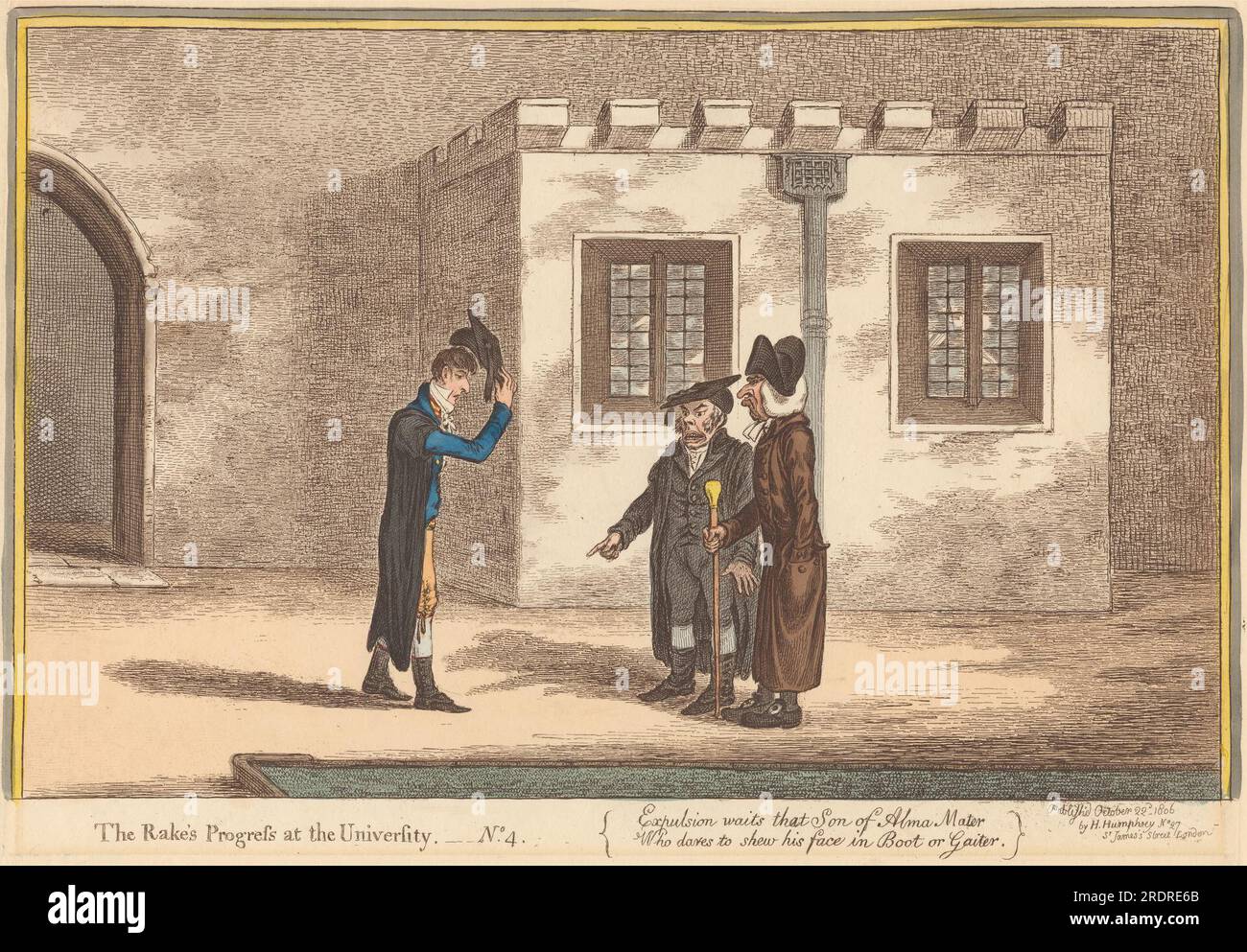 The Rake's-Progress at the University - No. 4 - "Expulsion waits that ...