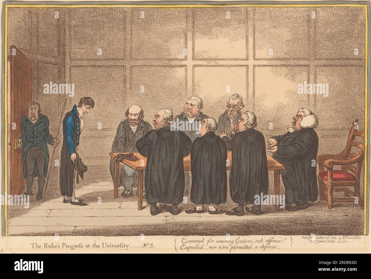 The Rake's-Progress at the University - No. 5 - "Convened for wearing ...