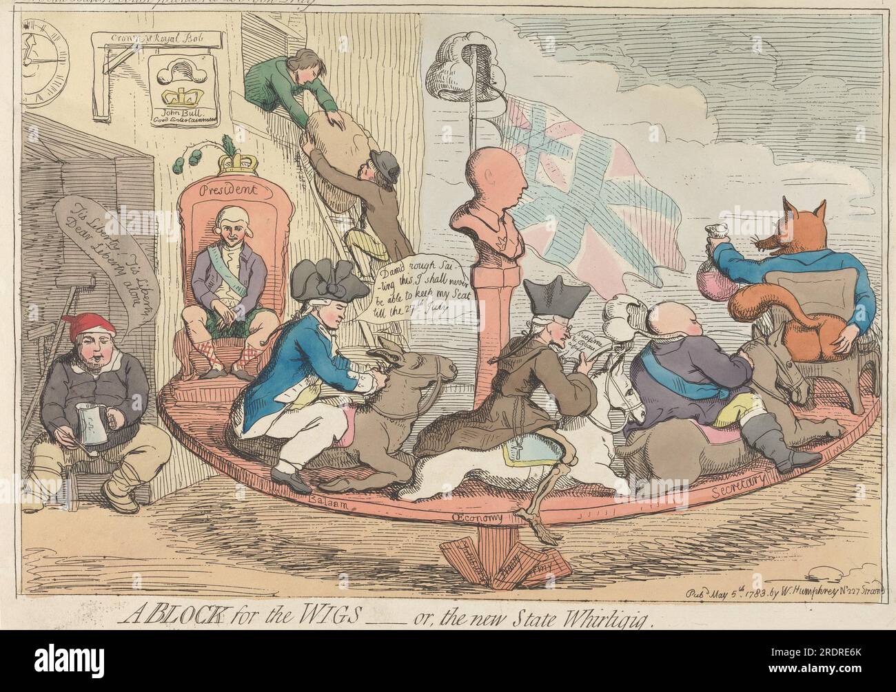 A Block for the Whigs - or, The new State Whirligig (Poor John Bulls ...