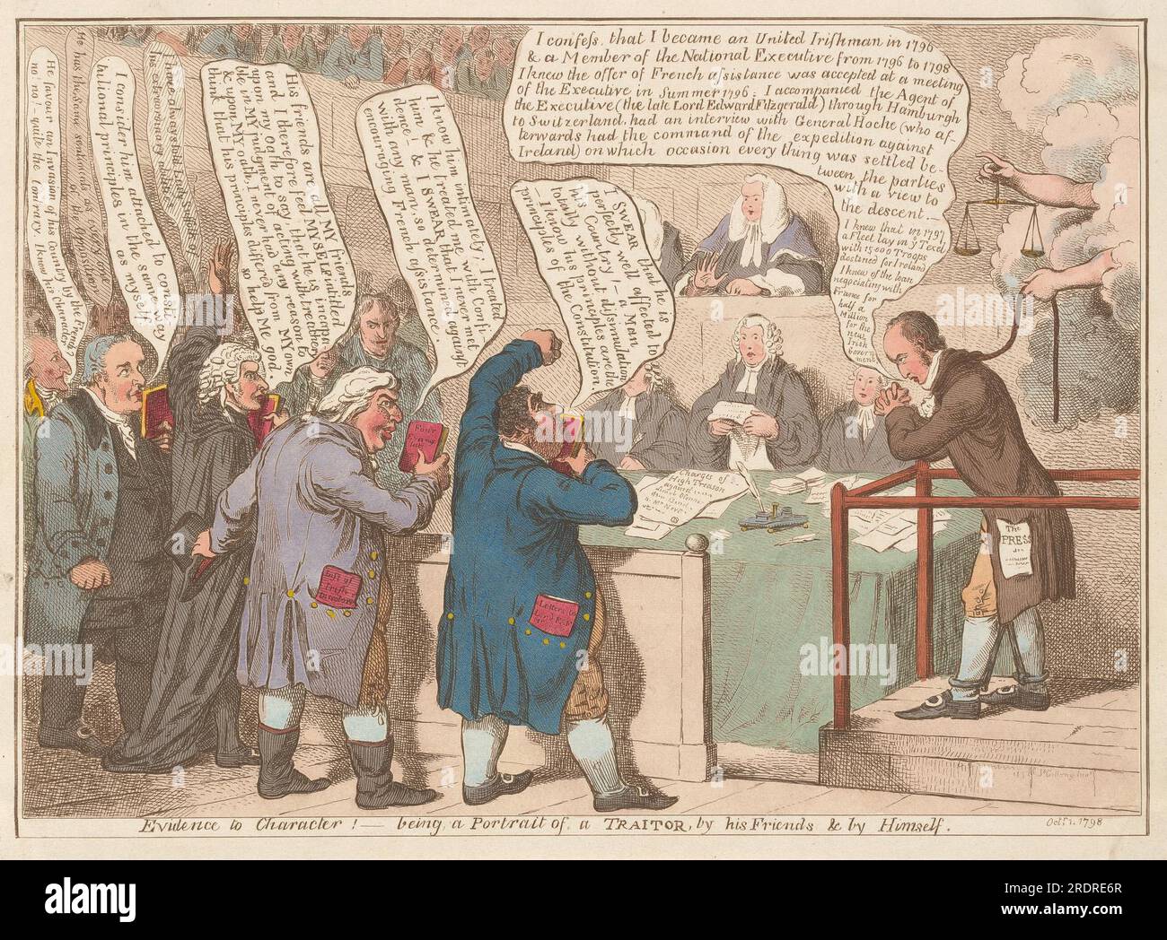 Evidence to Character; - being a Portrait of a Traitor, by his Friends ...