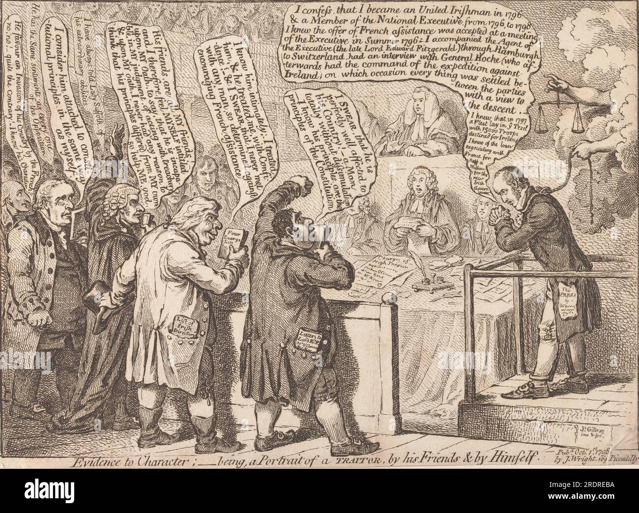 Evidence to Character - being, a portrait of a Traitor, by his Friends ...