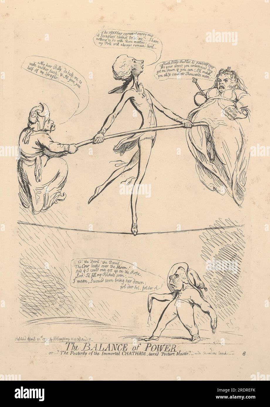 Balance of power and cartoon hi-res stock photography and images - Alamy