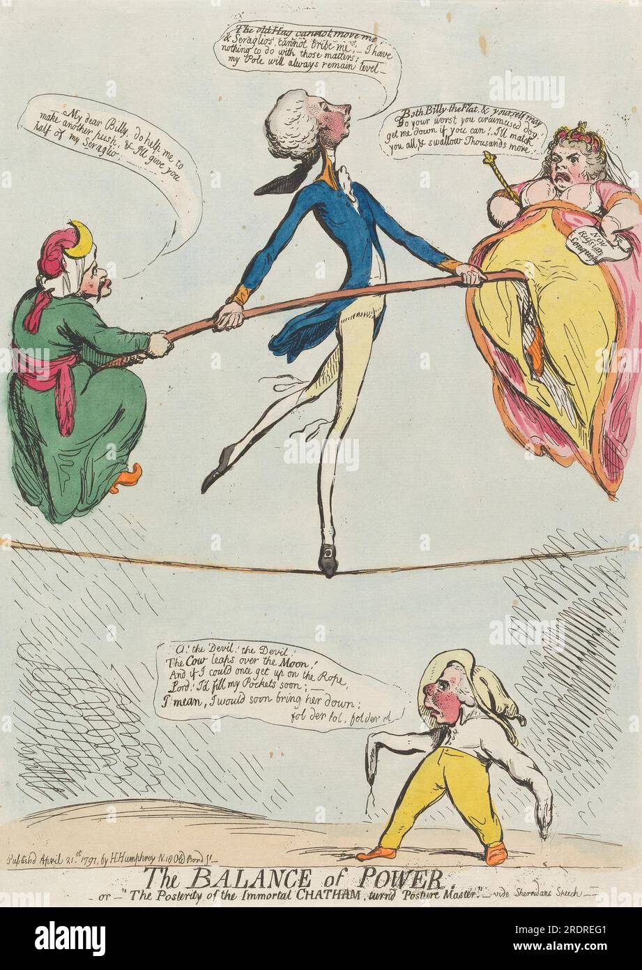 Balance of power and cartoon hi-res stock photography and images - Alamy