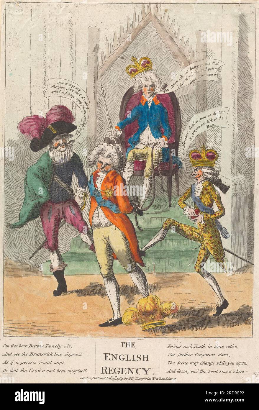 Regency illustration hi-res stock photography and images - Alamy