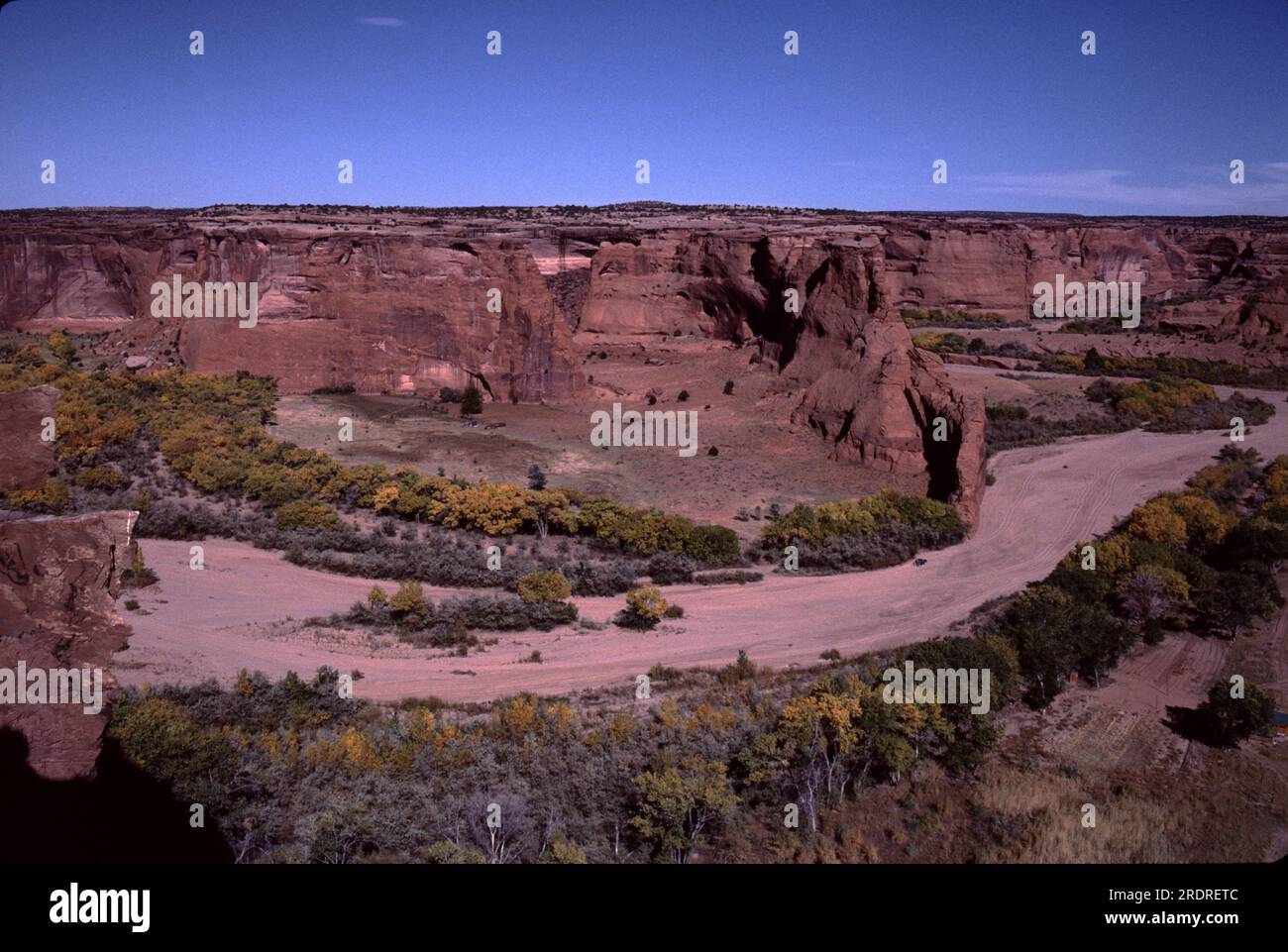 Canyon De Chelly National Monument, Arizona USA. 6/1998. In the vast ...