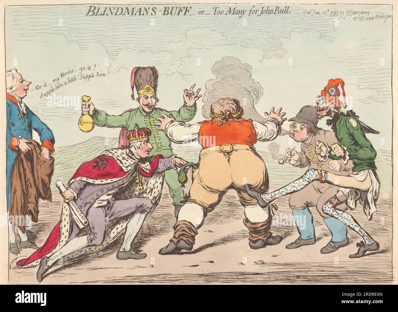 1795 blindmans buff too hi-res stock photography and images - Alamy