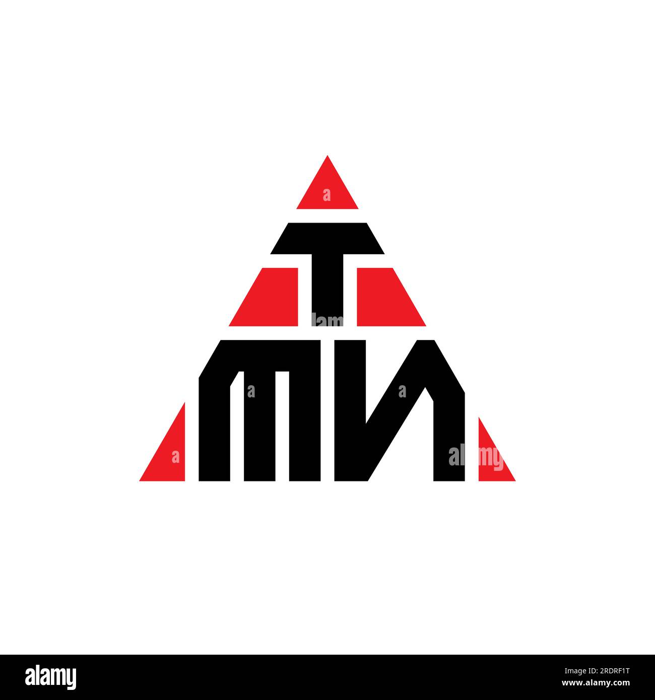 TMN triangle letter logo design with triangle shape. TMN triangle logo ...