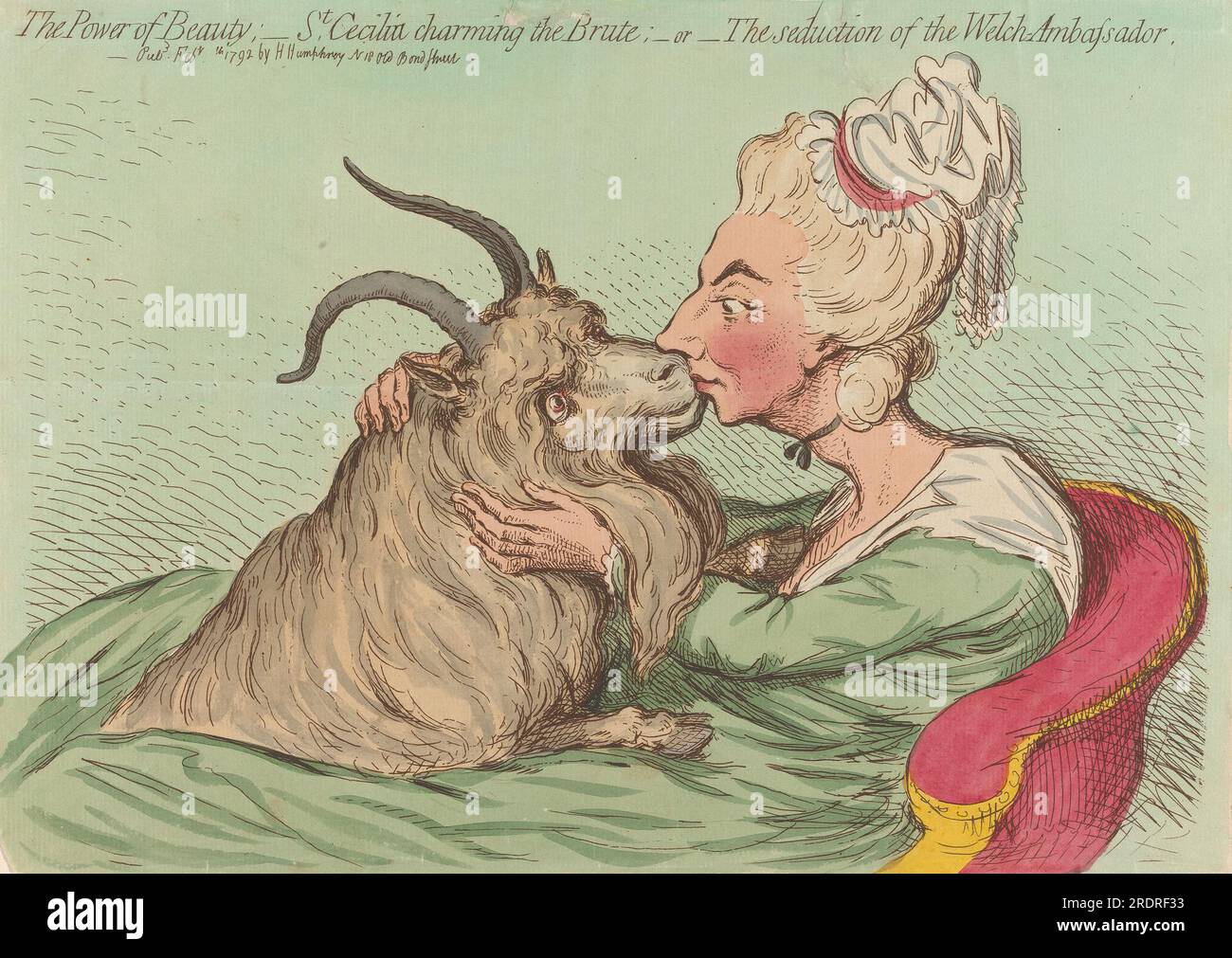 The Power of Beauty; - St. Cecillia Charming the Brute; - or - The ...