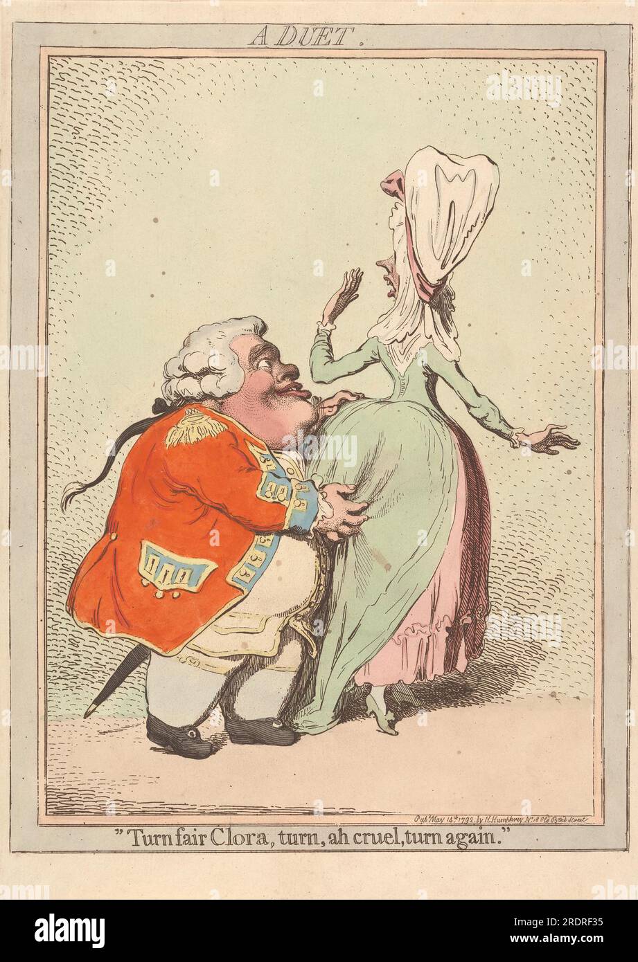A Duet. - Turn Fair Clora, Turn Ah Cruel, Turn Again 1792 by James ...