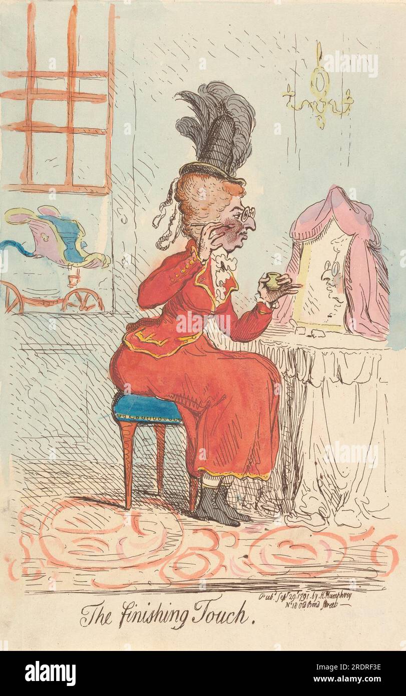 The finishing touch cartoon hi-res stock photography and images - Alamy