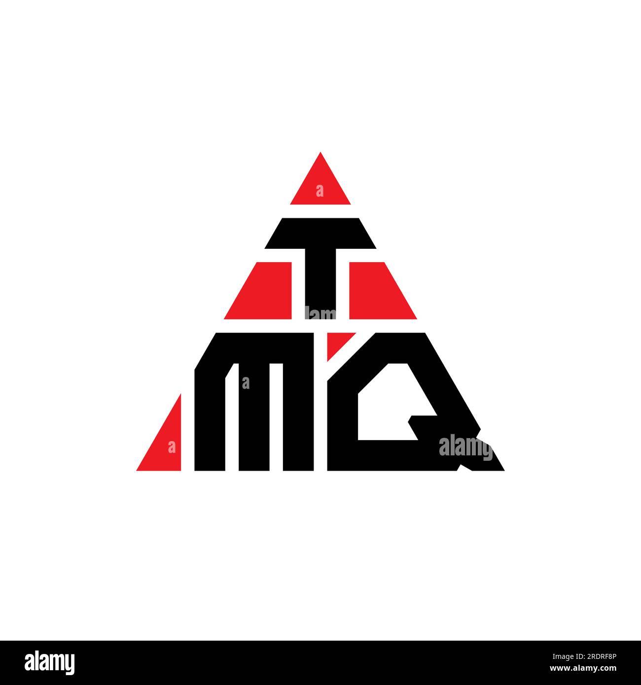 TMQ triangle letter logo design with triangle shape. TMQ triangle logo design monogram. TMQ ...