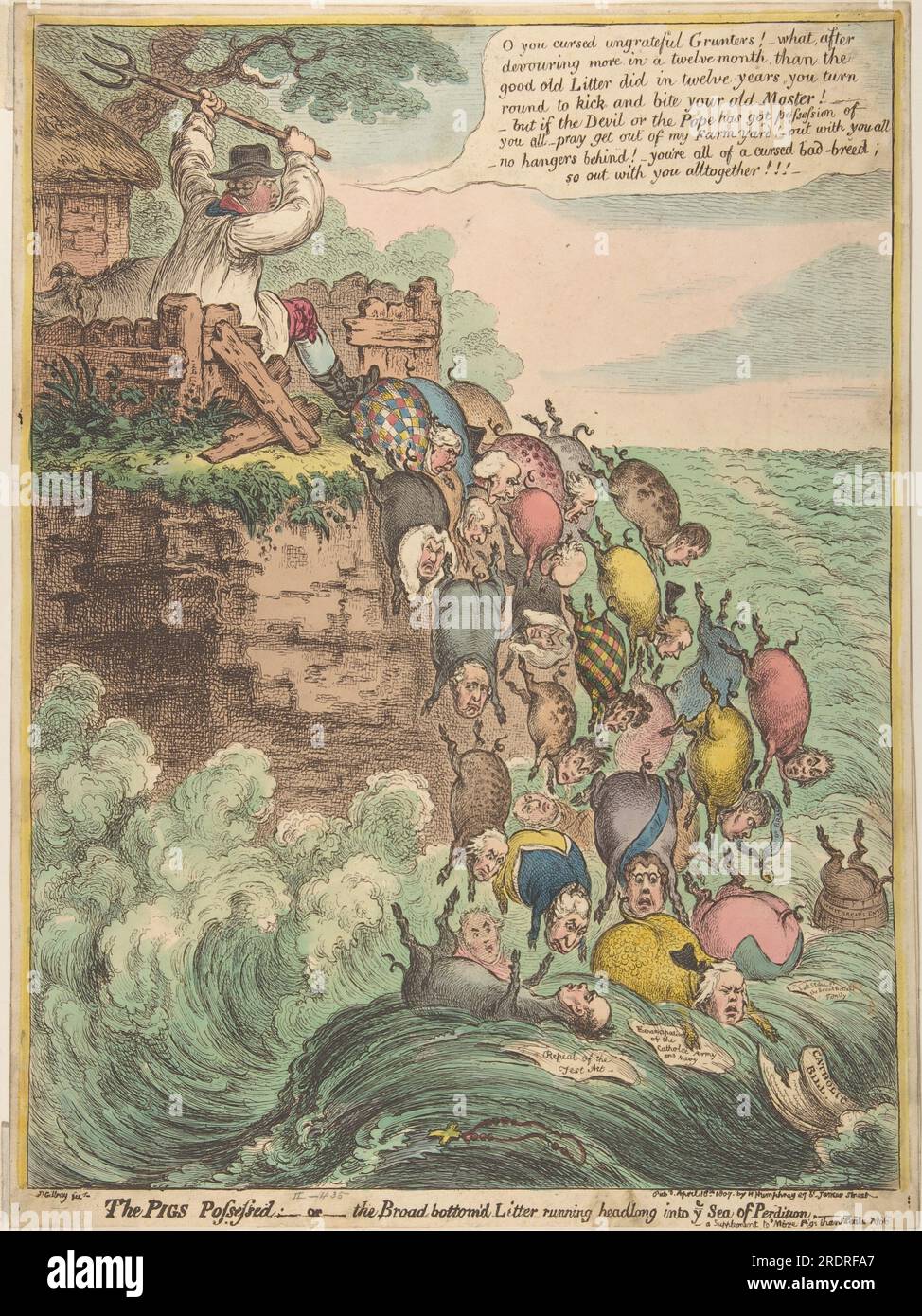 The Pigs Possessed:–or–the Broad Bottom'd Litter Running Headlong into ...