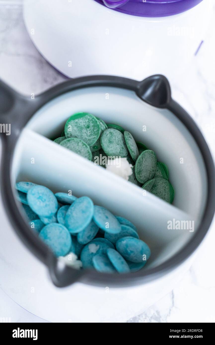 Chocolate mermaid tails Stock Photo - Alamy