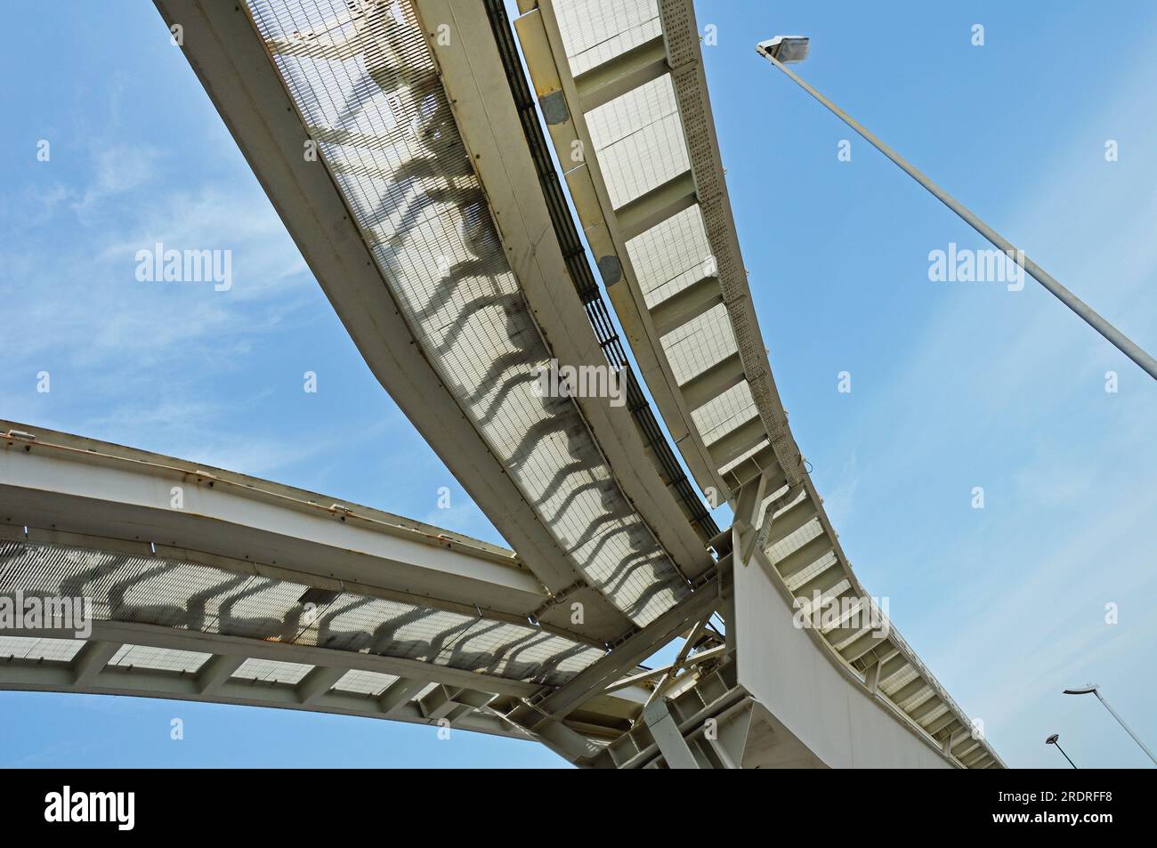 A fragment of a metal bridge structure Stock Photo - Alamy