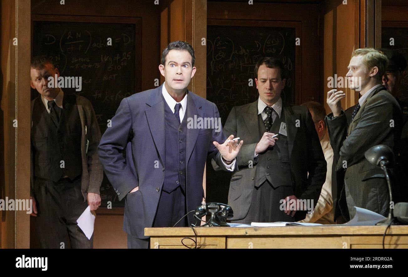 front left: Gerald Finley (J Robert Oppenheimer) in DOCTOR ATOMIC at ...