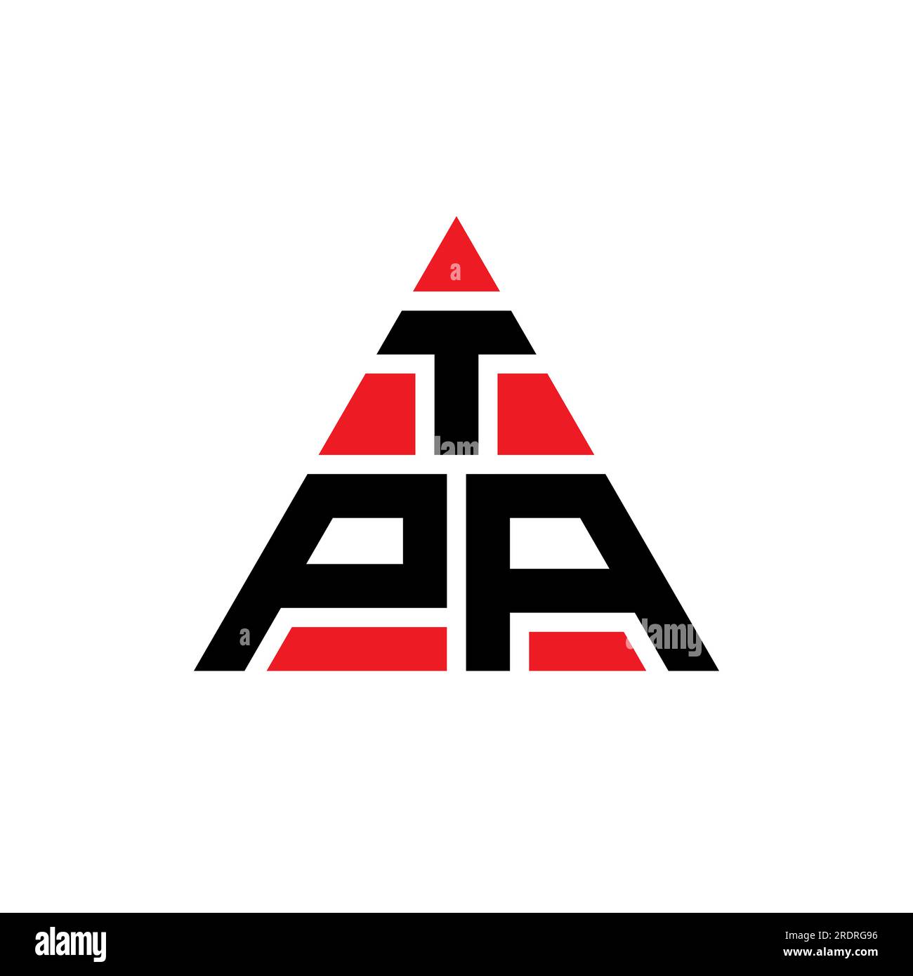 TPA triangle letter logo design with triangle shape. TPA triangle logo ...